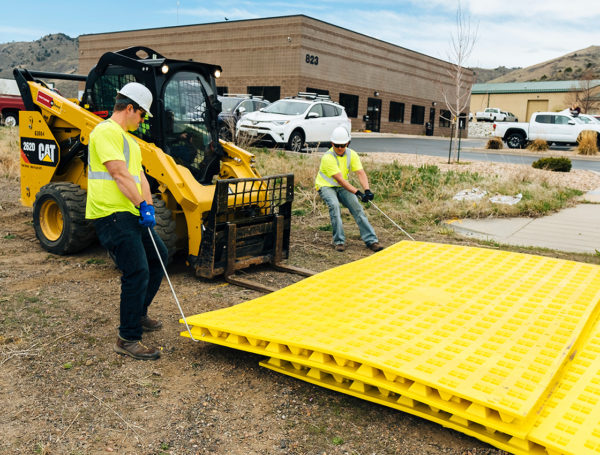 FODS Trackout Control Mats for Rent | Construction Entrance Mats