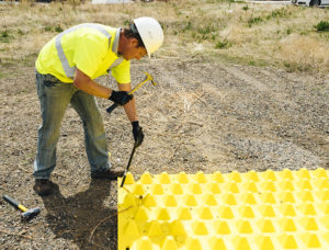 FODS Trackout Control Mats for Rent | Construction Entrance Mats